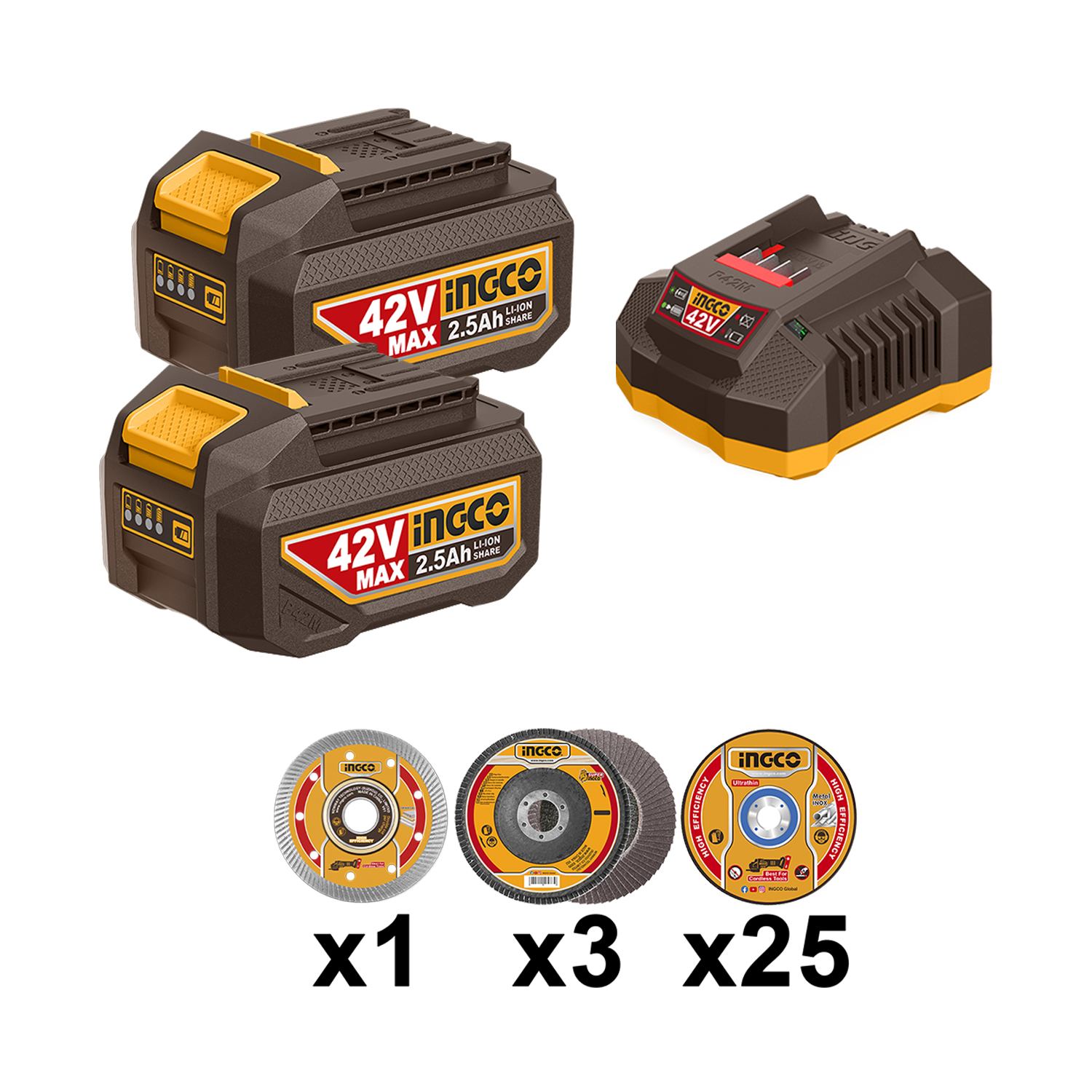 MINI ESMERIL INALAMBRICO 114.3 mm (4 1/2 in) 42 V 2.0 Ah 314.16 rad/s ...